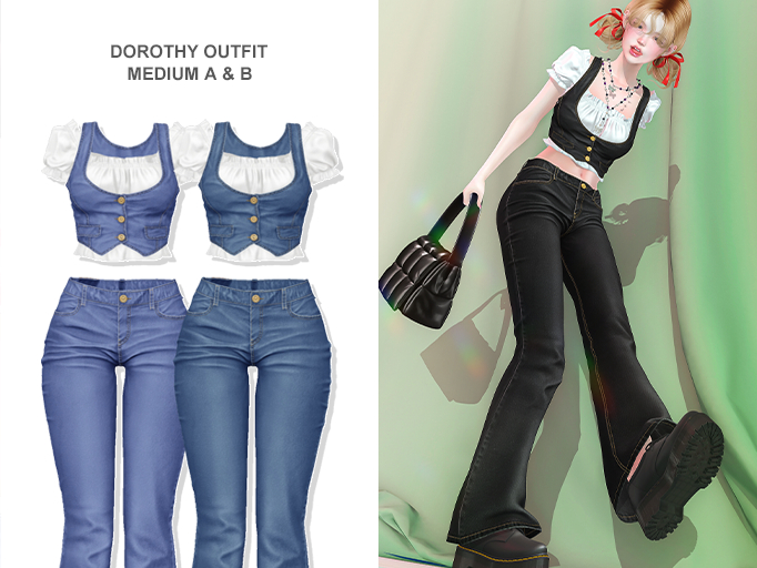 Second Life Marketplace - cheezu. dorothy : medium A & B